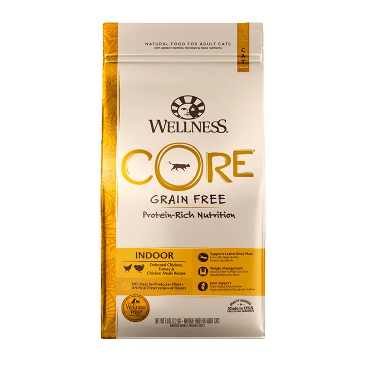 Wellness Core Grain Free Indoor Chicken Formula Deboned Chicken, Turkey ...