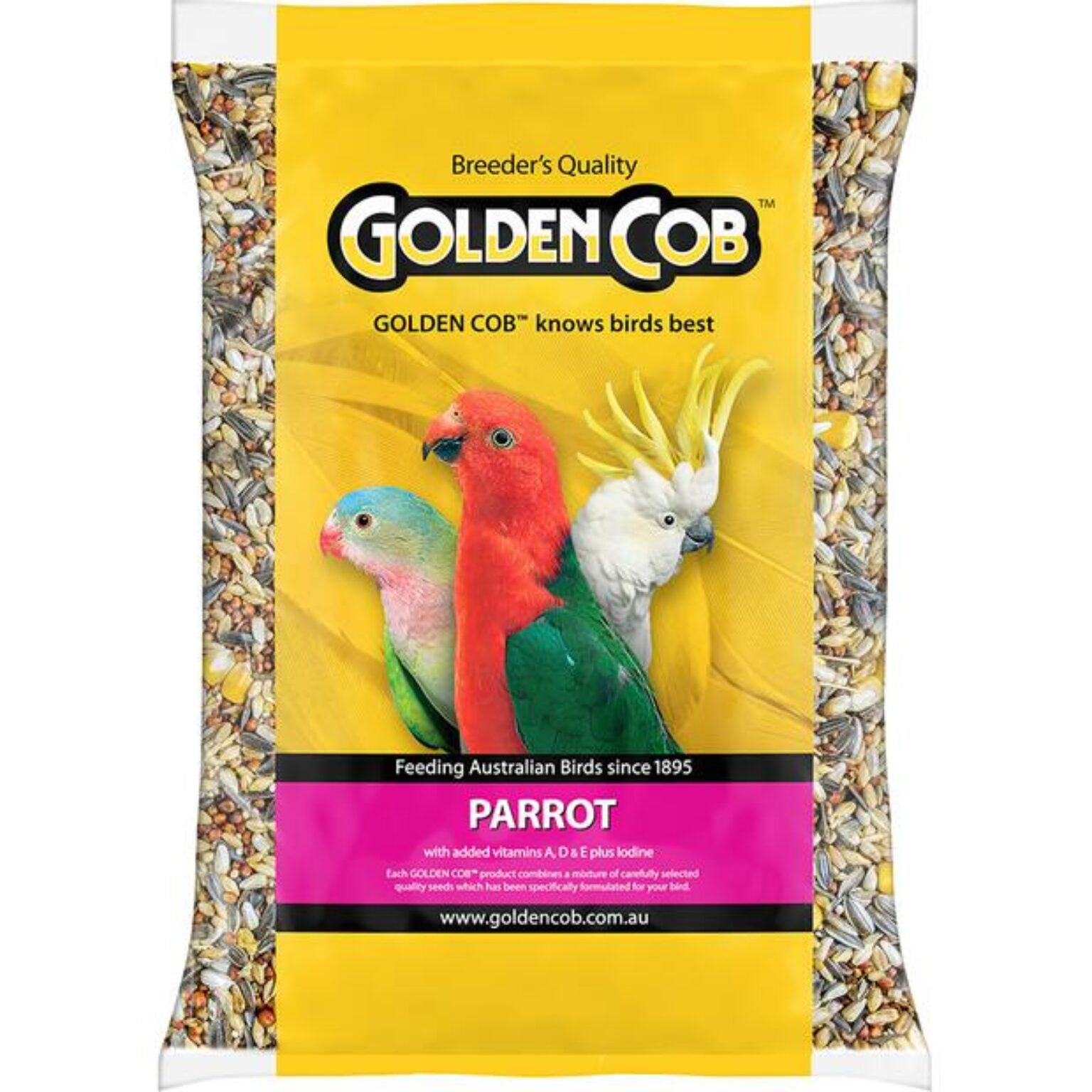Golden Cob Parrot Mix | Pet Food Reviews (Australia)