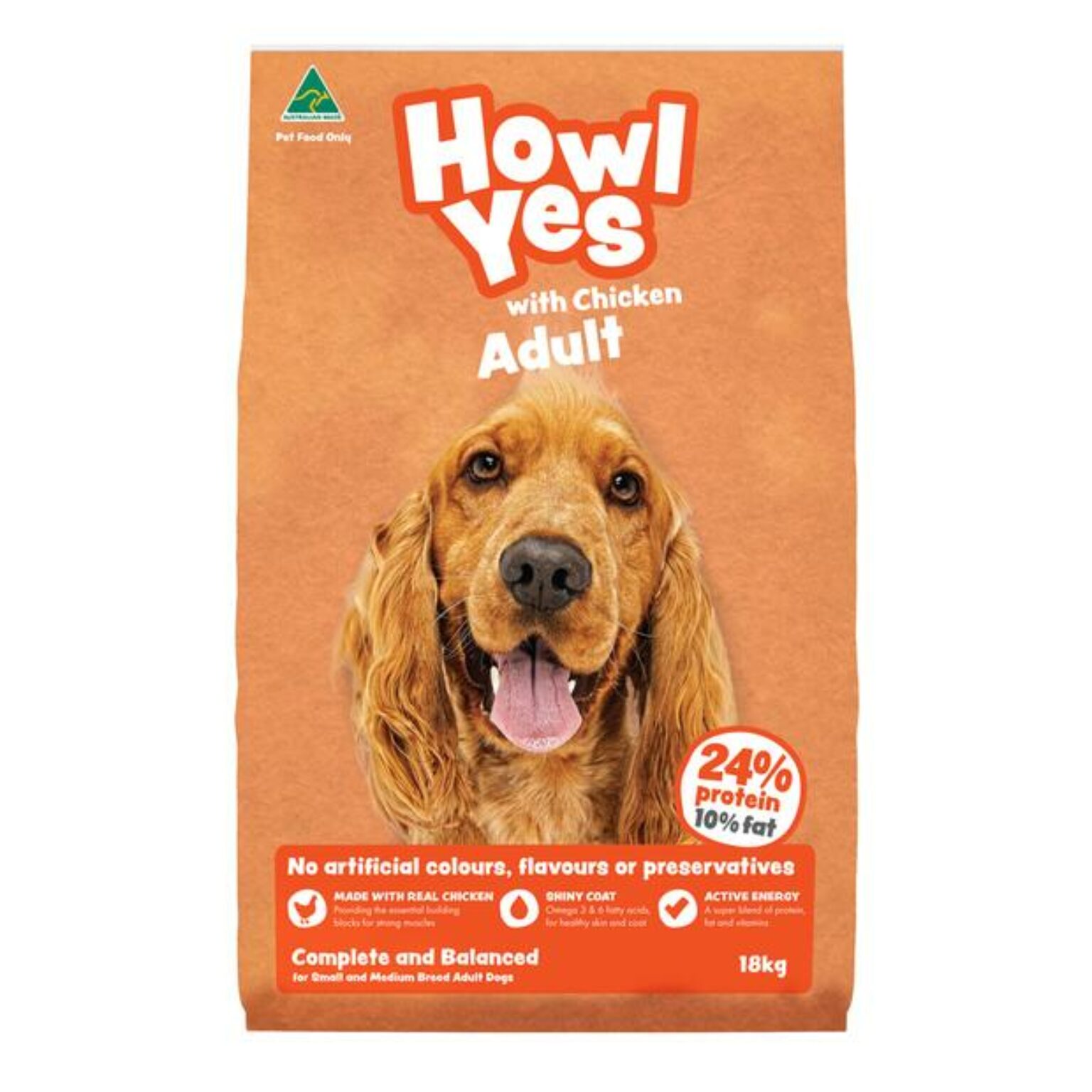 Howl Yes Adult Chicken Dry Dog Food | Pet Food Reviews (Australia)