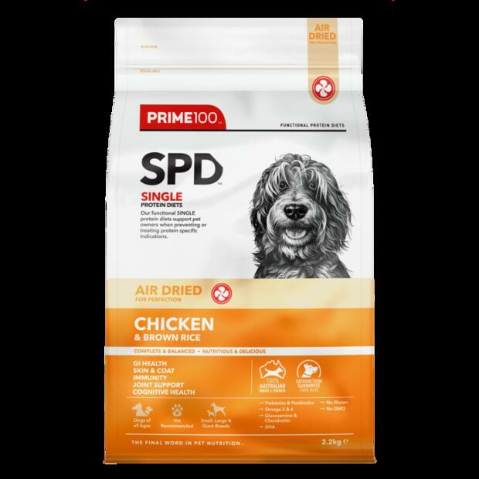 Prime100 Spd Chicken And Brown Rice Air Dried Dog Food | Pet Food ...