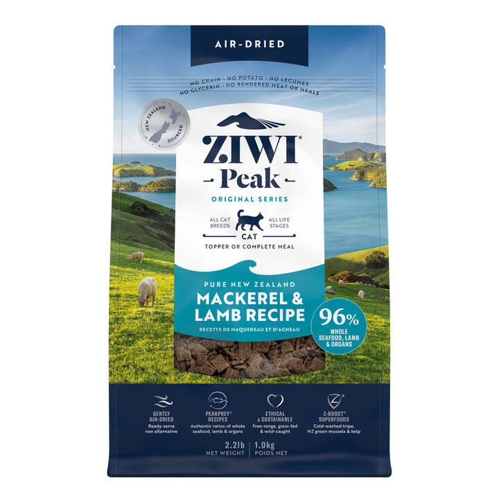 Ziwi Peak Air Dried Mackerel & Lamb Recipe Dry Cat Food 1 Kg | Pet Food Reviews (Australia)