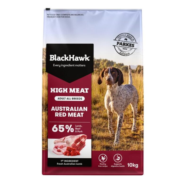 Black Hawk High Meat Red Meat Dry Dog Food | Pet Food Reviews (Australia)