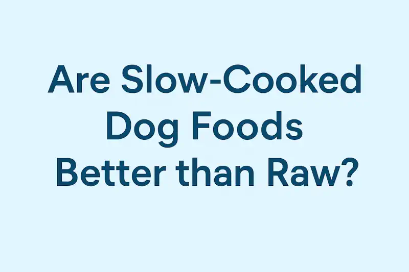 Slow-Cooked Dog Foods