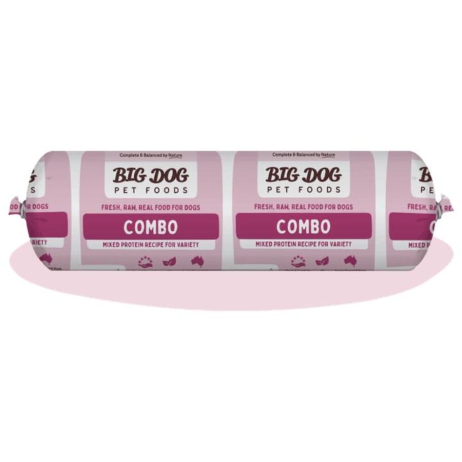 Big Dog Combo Frozen Roll Raw Dog Food | Pet Food Reviews (Australia)