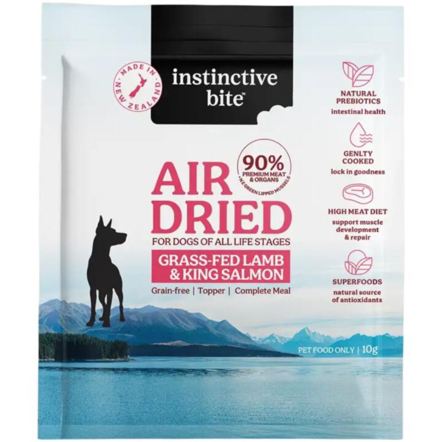 Instinctive Bite Lamb And Salmon Air Dried Dog Food | Pet Food Reviews ...